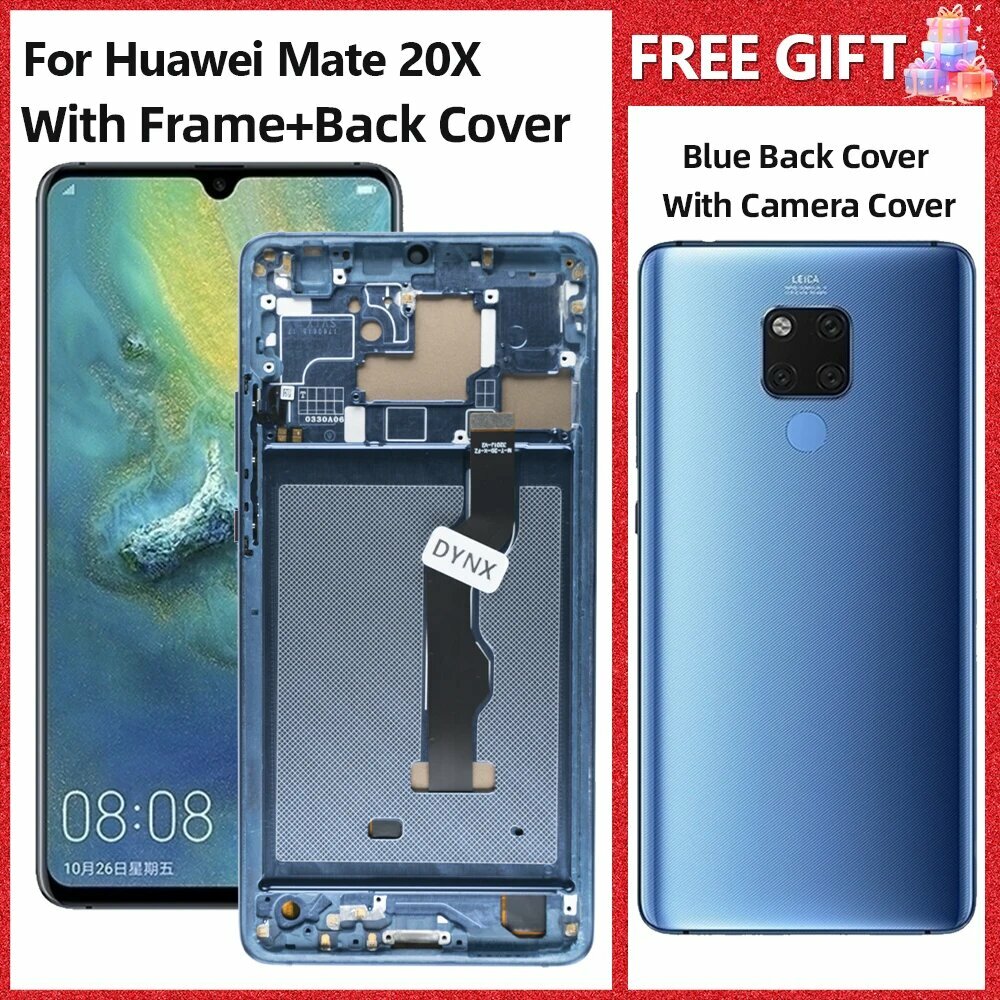 7,2-дюймовый ЖК-дисплей для HUAWEI MATE 20X, сменный ЖК-дисплей, сенсорный экран для HUAWEI MATE 20X, дигитайзер ЖК-экрана в сборе TFT Blue KIT