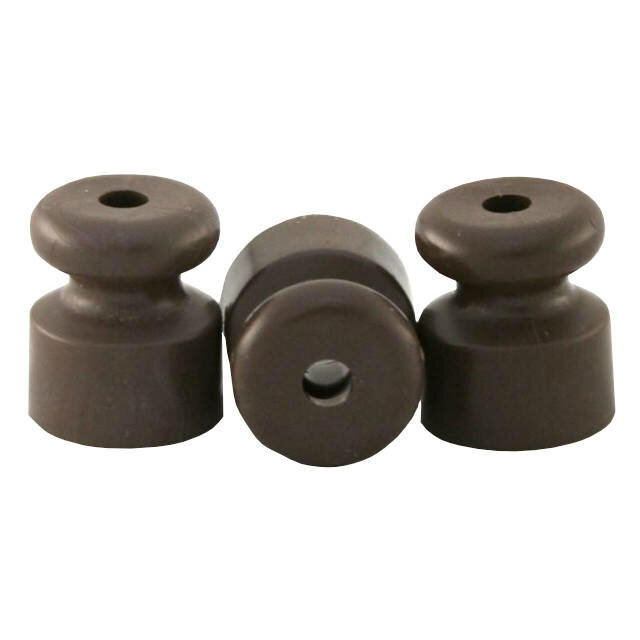 Изолятор для открытой электропроводки 10шт дуб