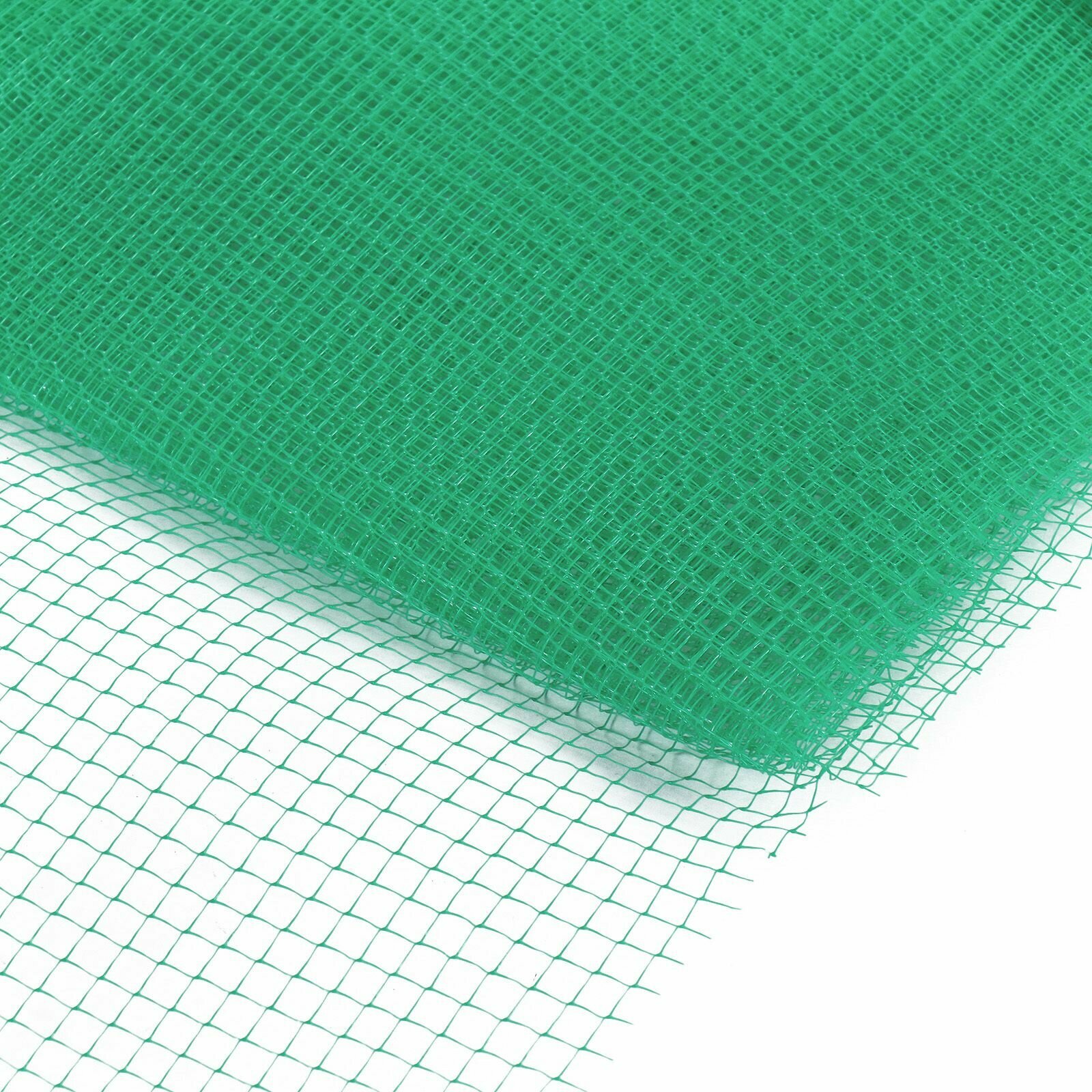 Сетка рабица садовая пластиковая 2 х 10 м в рулоне, решетка-забор декоративный для огорода, сетчатое ограждение для палисадника и птичника, ячейка ромб 6 х 6 мм, цвет зеленый
