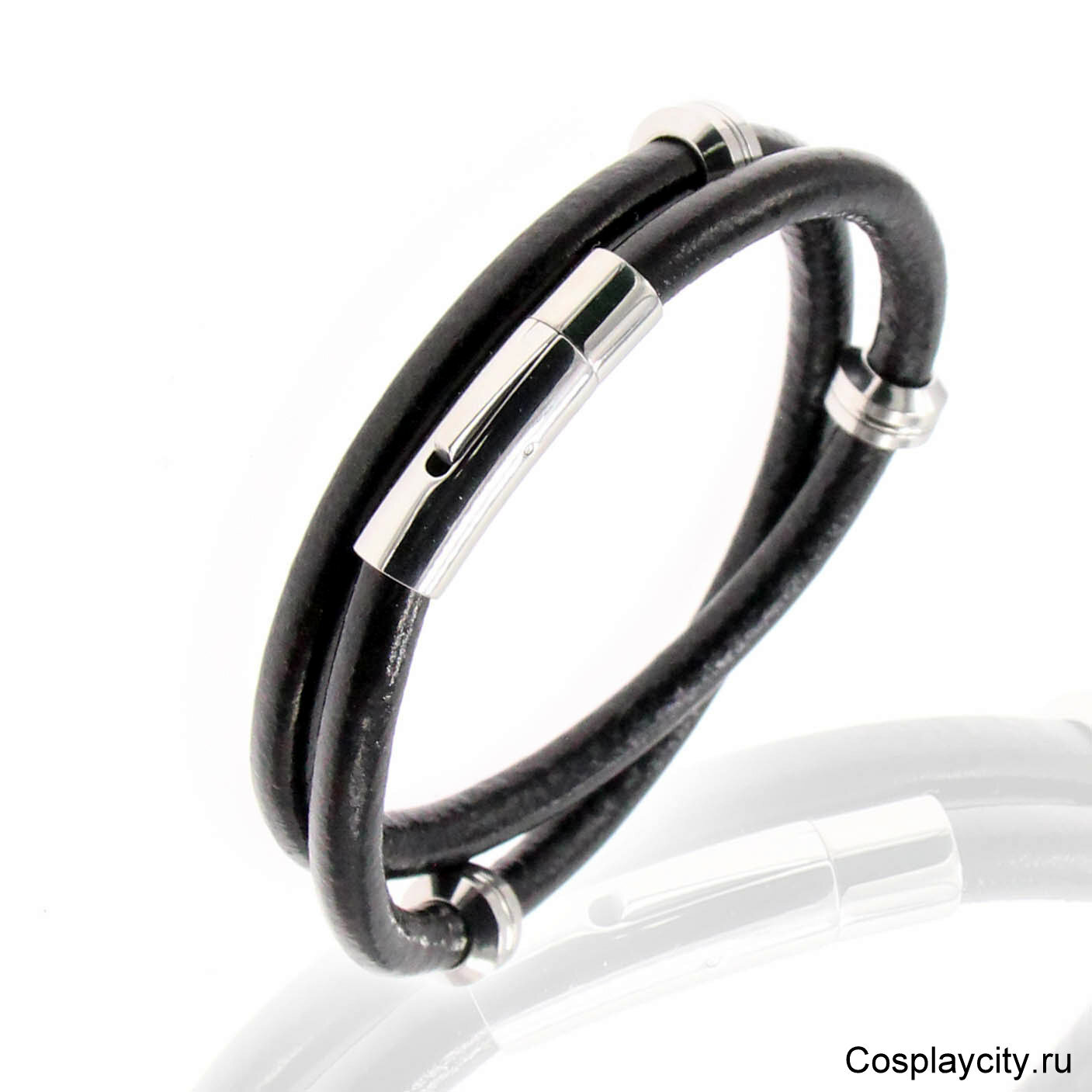 Чокер, каучук, кожа, металл