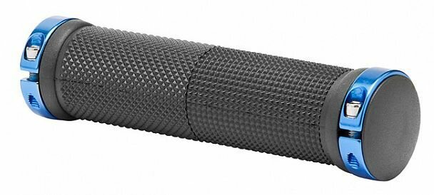 Грипсы XH-G59BL 130 мм черные-синие, 150131 LU074691