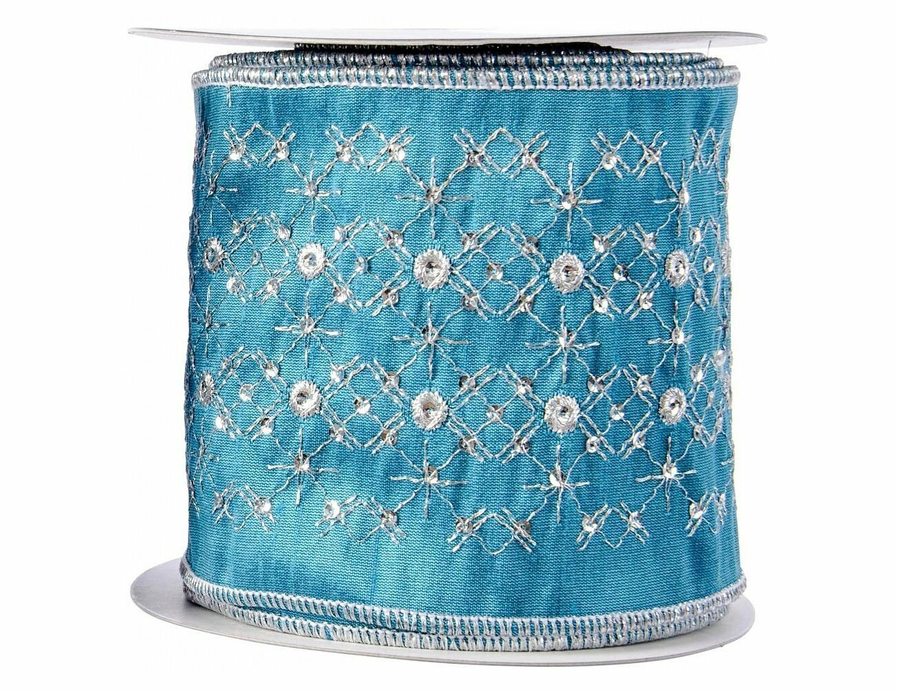 Декоративная лента снежинки, 500х10 см, Kaemingk