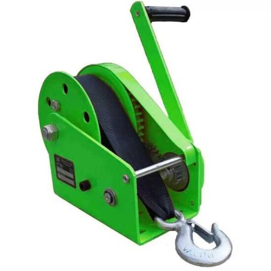 Euro-lift Лебедка барабанная с автоматическим тормозом AHW1200 г/п 550 кг, лента 10 м