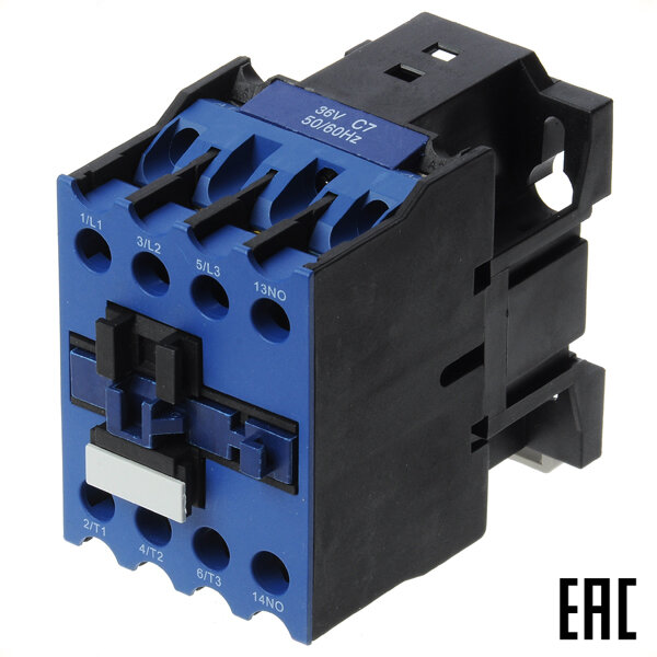 Пускатель магнитный ПМЛ 2160М 36В 25А 1з IP20 без реле 110582 КЭАЗ