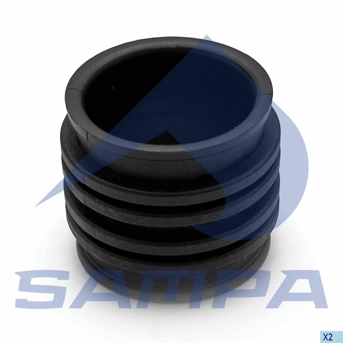 Патрубок насоса вoдяннoго RVI/Volvo FM/FH/Kerax/Magnum o50xo58x50 034.497 SAMPA