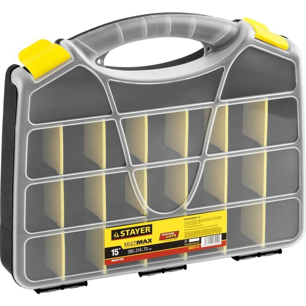 Stayer Ящики Органайзер SPACE-15, пластиковый, 15", 38038-15 z01