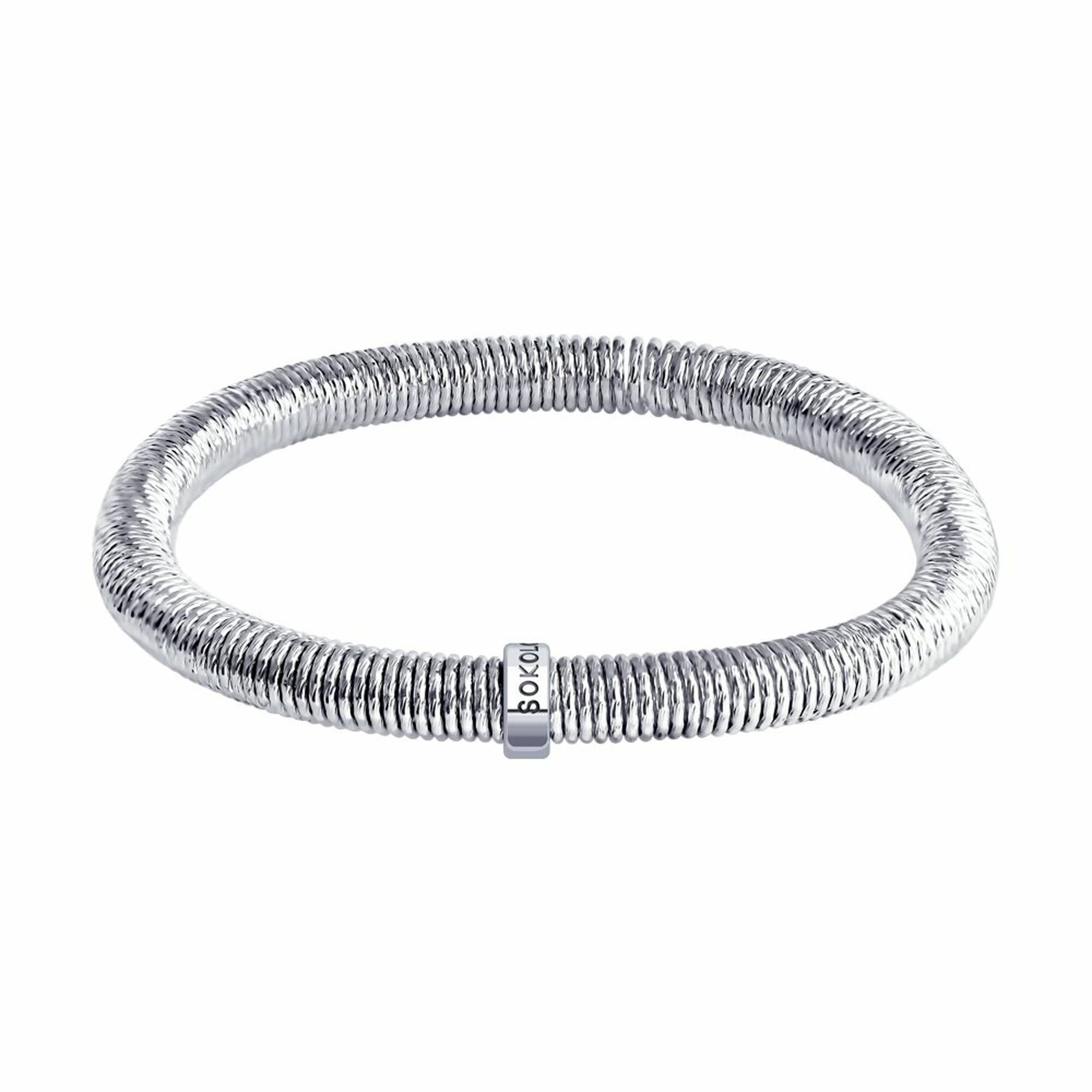 Браслет, серебро, 925 проба, родирование