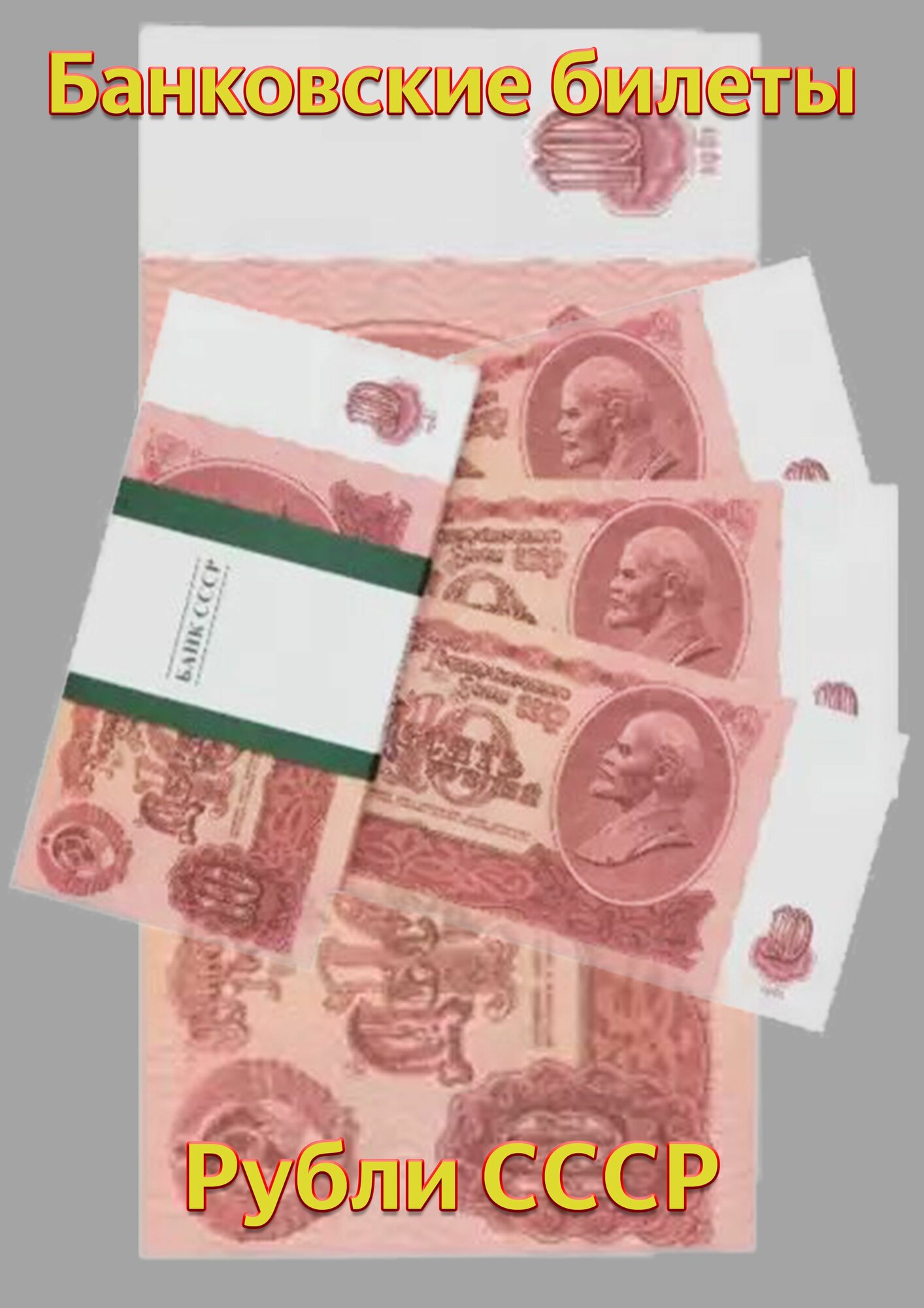 Деньги сувенирные СССР 10 рублей - 80 банкнот