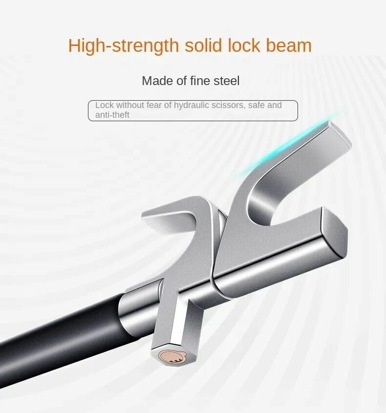 Автомобильный квадратный дисковый U-образный замок