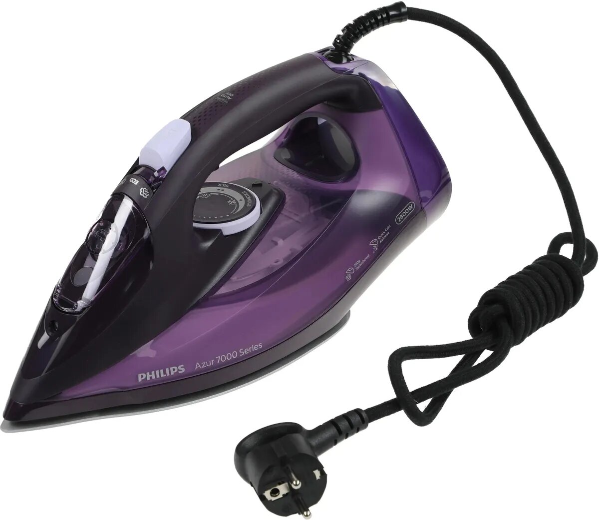 Утюг Philips DST7051/30, 2800Вт, фиолетовый/черный