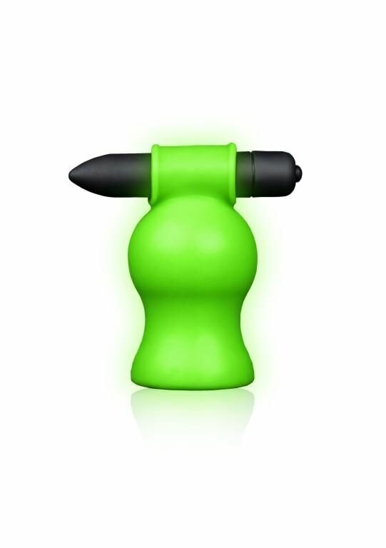 Мастурбатор с вибропулей сверху люминисцентный Shots Media Мастурбатор с вибропулей сверху люминисцентный