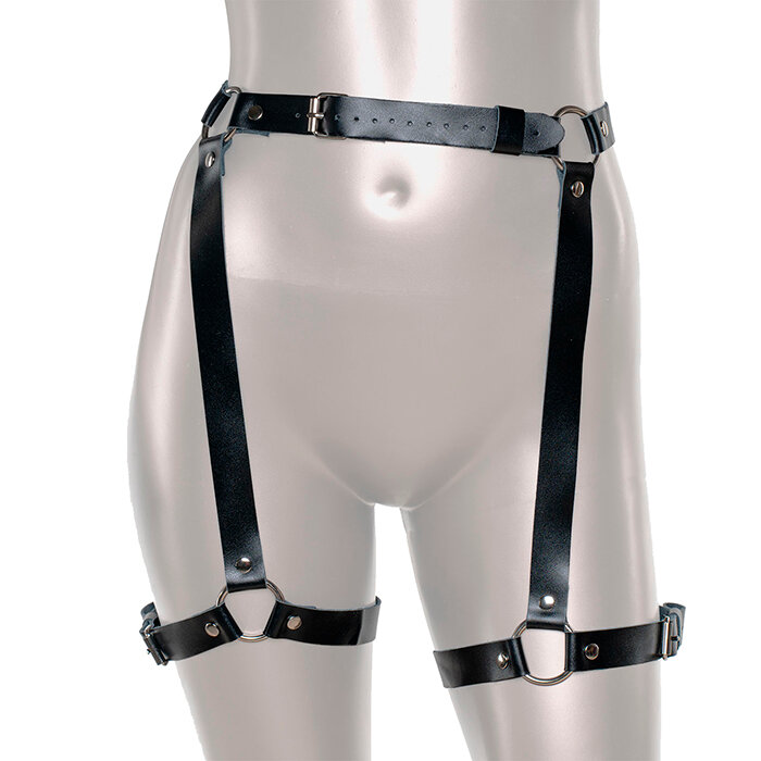 Портупея "Афина" низ люкс, чёрный Madamcat Портупея "Афина" низ люкс, чёрный