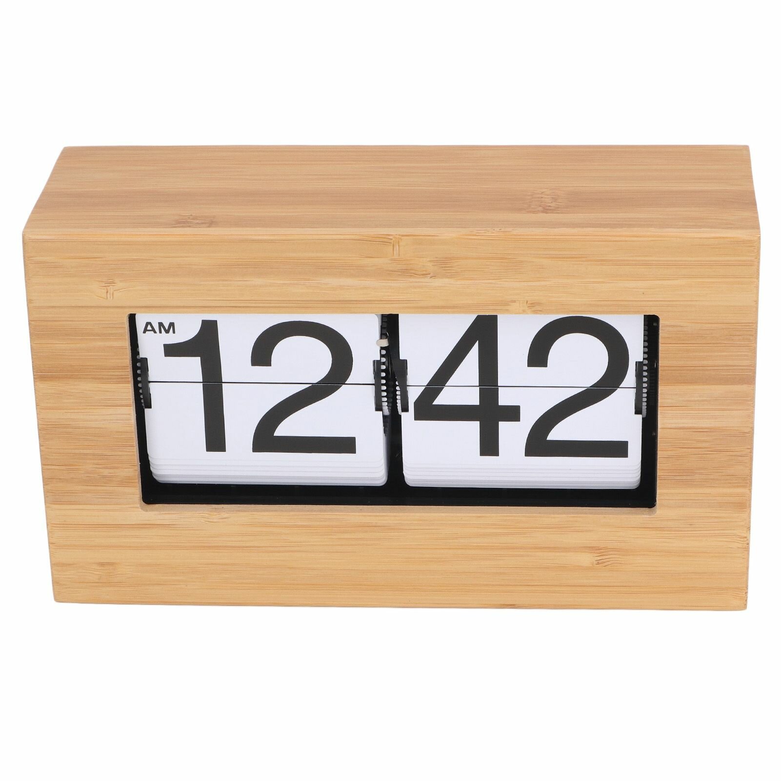 Автоматические перекидные часы винтажные ретро большие цифры перекидные настольные часы для дома гостиной офиса белый фон