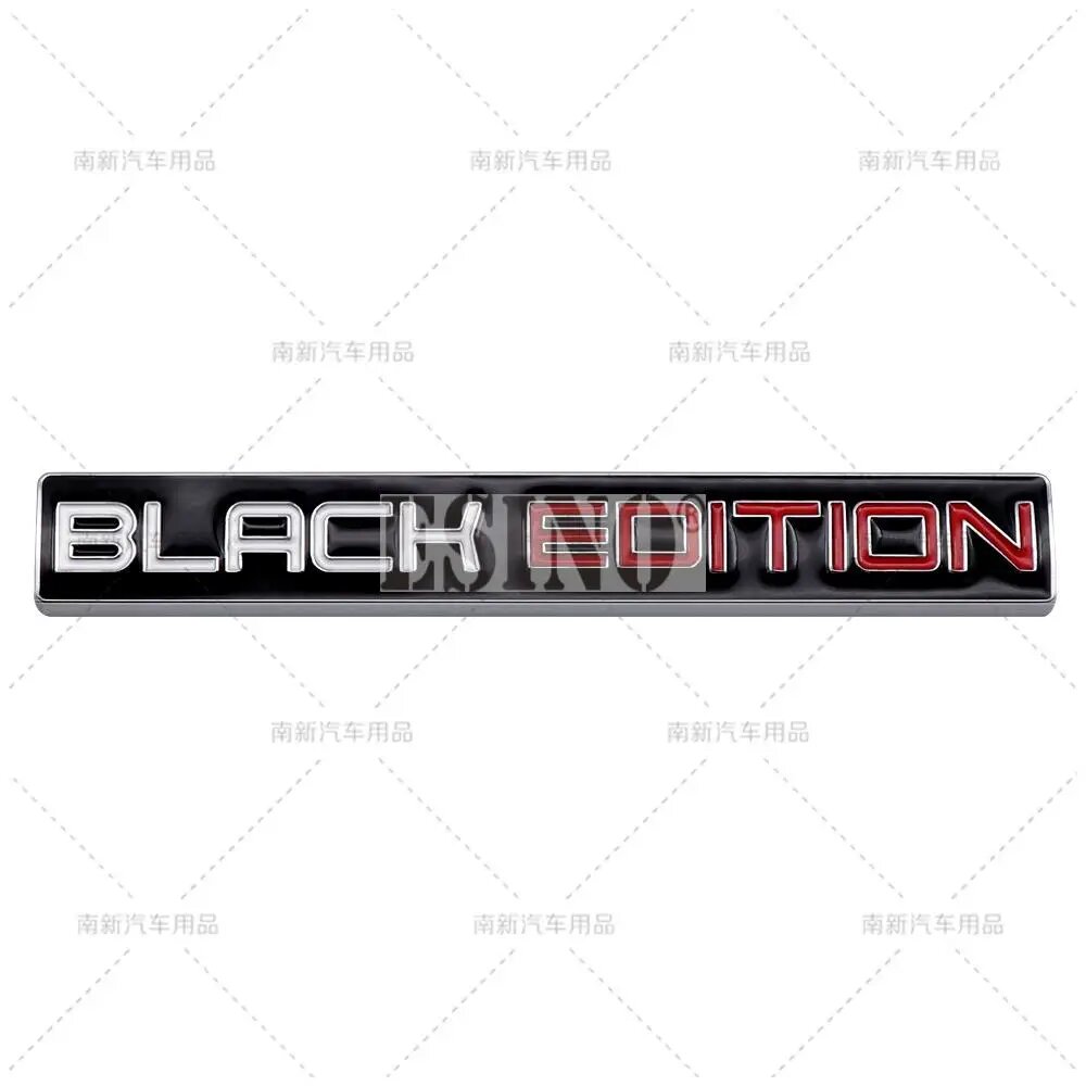 Стайлинг автомобиля 3D Black Edition декоративная металлическая клейкая эмблема задний Style 6