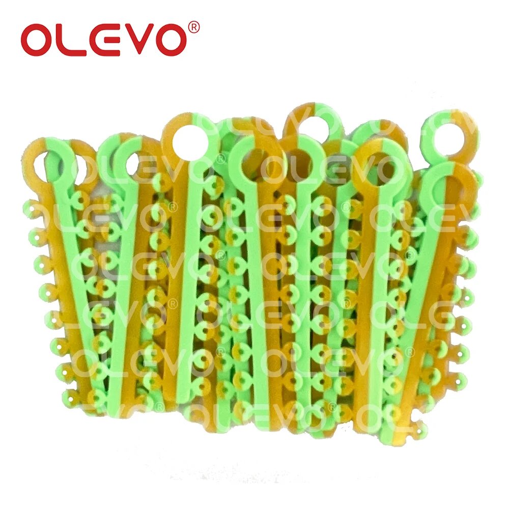 OLEVO Эластичные лигатуры для брекетов 320 шт. Color 63