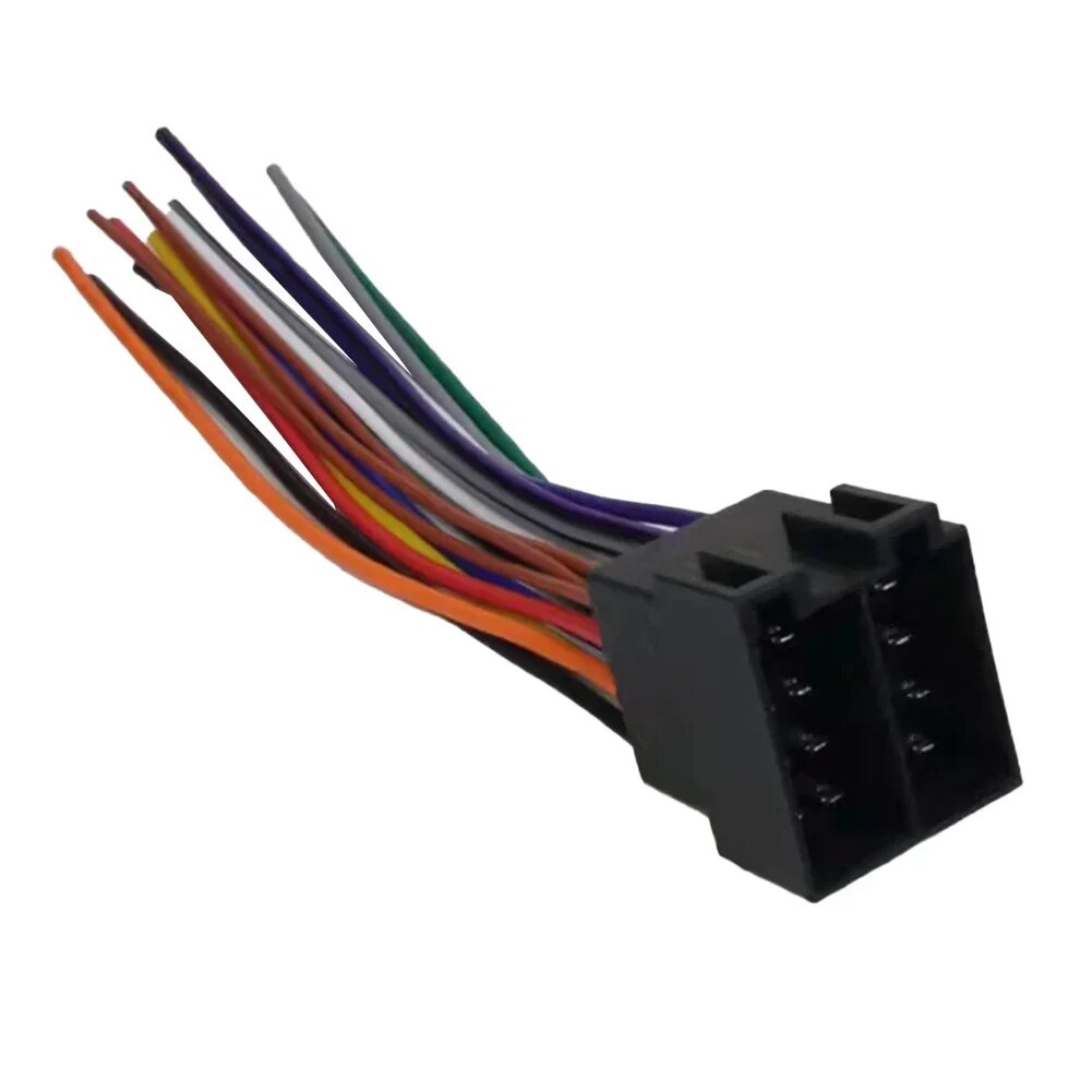 Универсальный автомобильный радиоадаптер питания, жгут проводов радиокабеля, штекер ISO, автозамена, автомобильные аксессуары