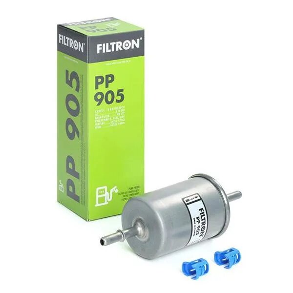 Фильтр топливный для LADA (ВАЗ) инжектор, на защелках, металлический корпус, FILTRON PP905 2123-1117010