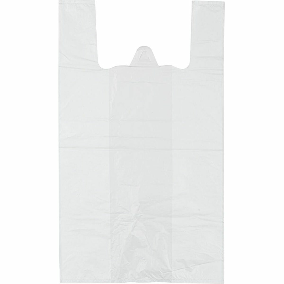 Пакет-майка ПНД, 300+180х550мм, 15мкм, белый, 100шт.