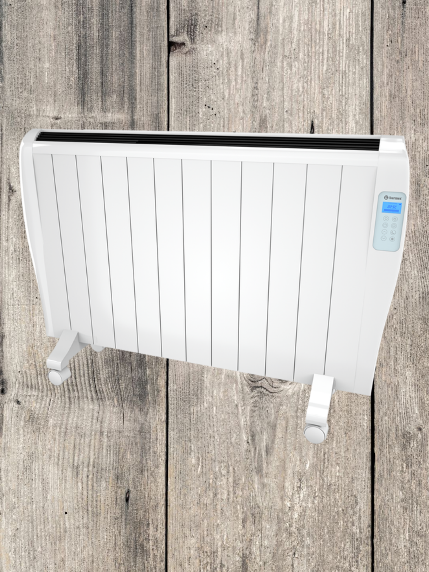 Конвектор Thermex Lummi 1800E, 1.8 кВт, 23 м², колеса в комплекте, белый