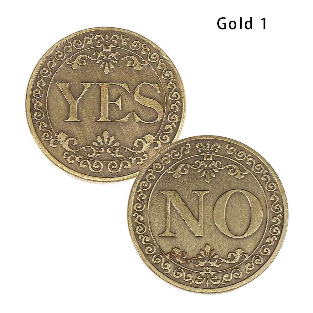 Бронзовая памятная монета «Да Нет»