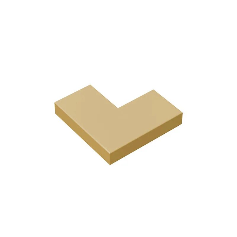 Бежевый угловой элемент MOC 2x2, 10 шт.