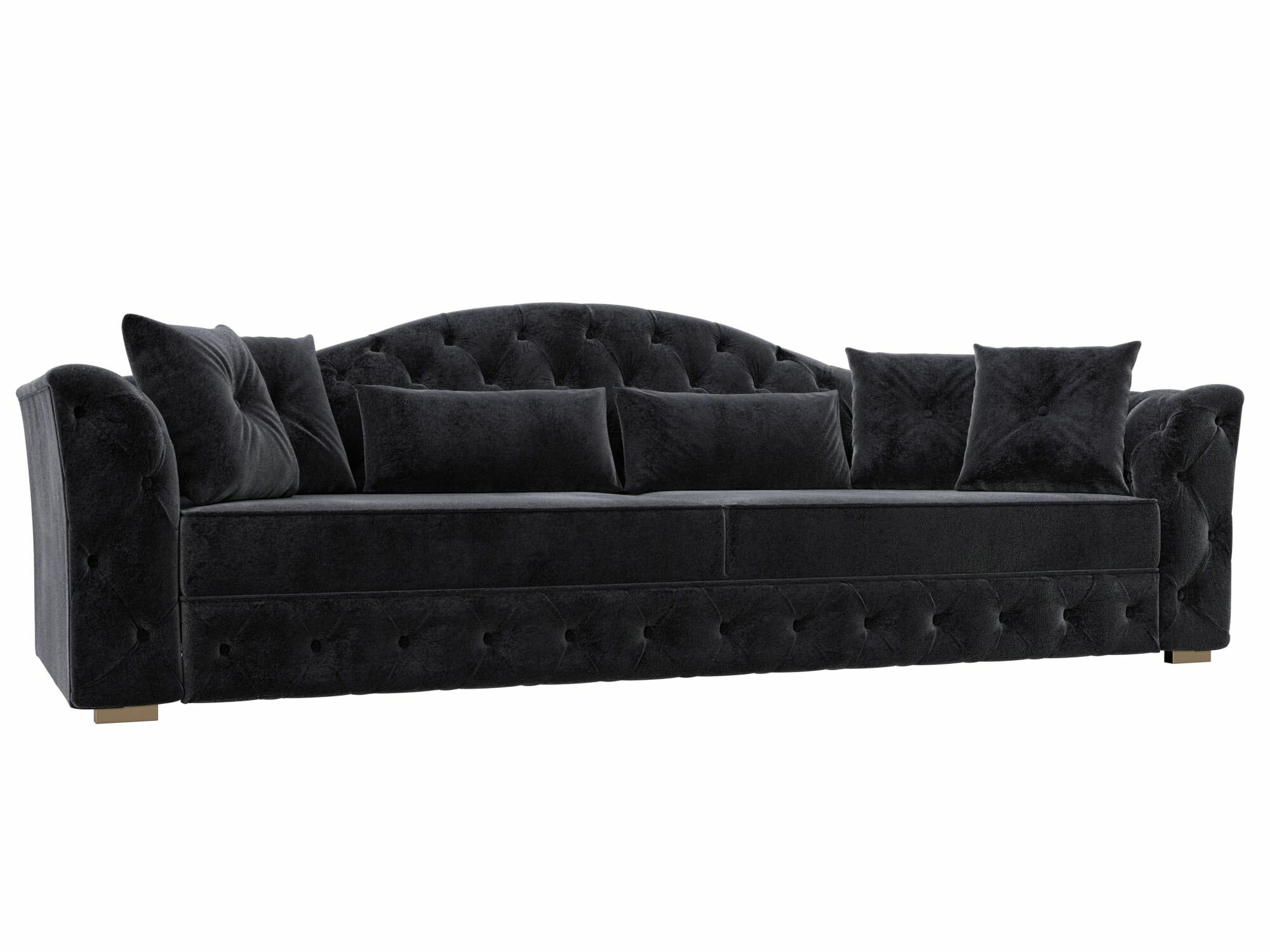 Диван прямой Артис, велюр, механизм дельфин, Хит Диванов