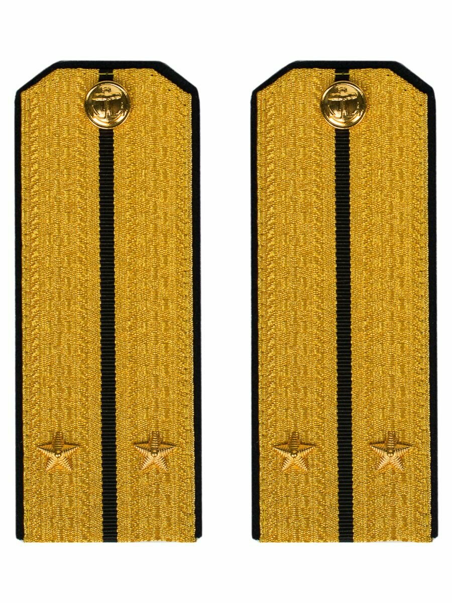 Погоны парадные ВМФ Лейтенант цвет золотой 752774