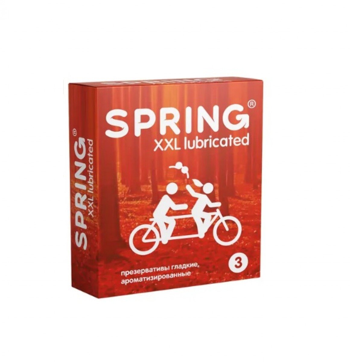 Презервативы Spring XXL №3, натуральный латекс, силикон, 19 см, 3шт.