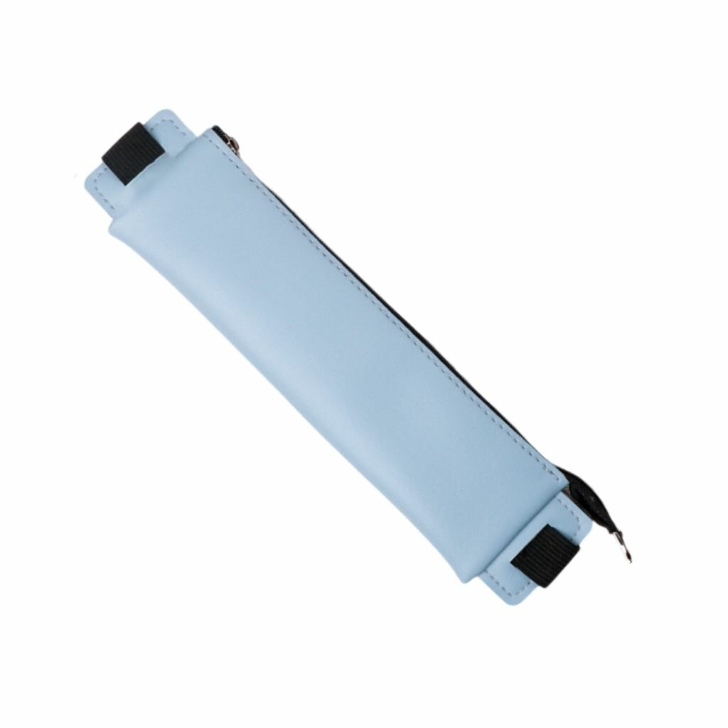 Держатель для ручек из искусственной кожи, чехол карандашей на молнии с резинками блокнотов-планировщиков и журналов