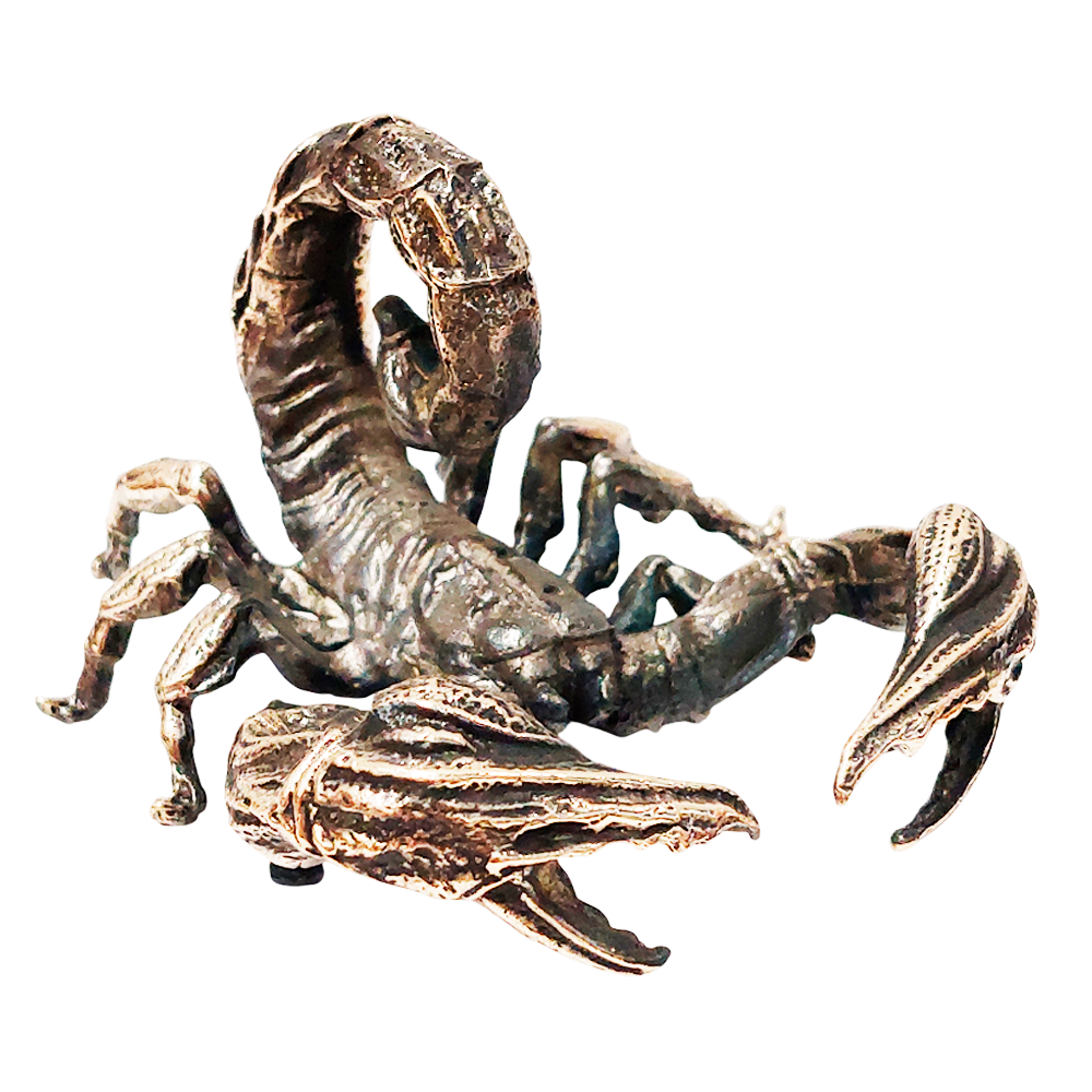 Фигурка из бронзы ручной работы "Скорпион Императорский"