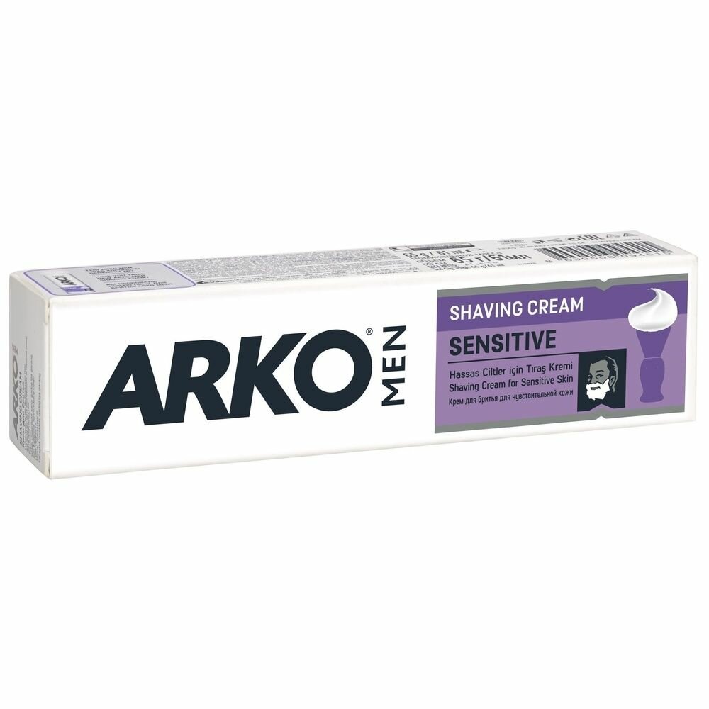 Крем для бритья ARKO MEN, Sensitive, 65 г
