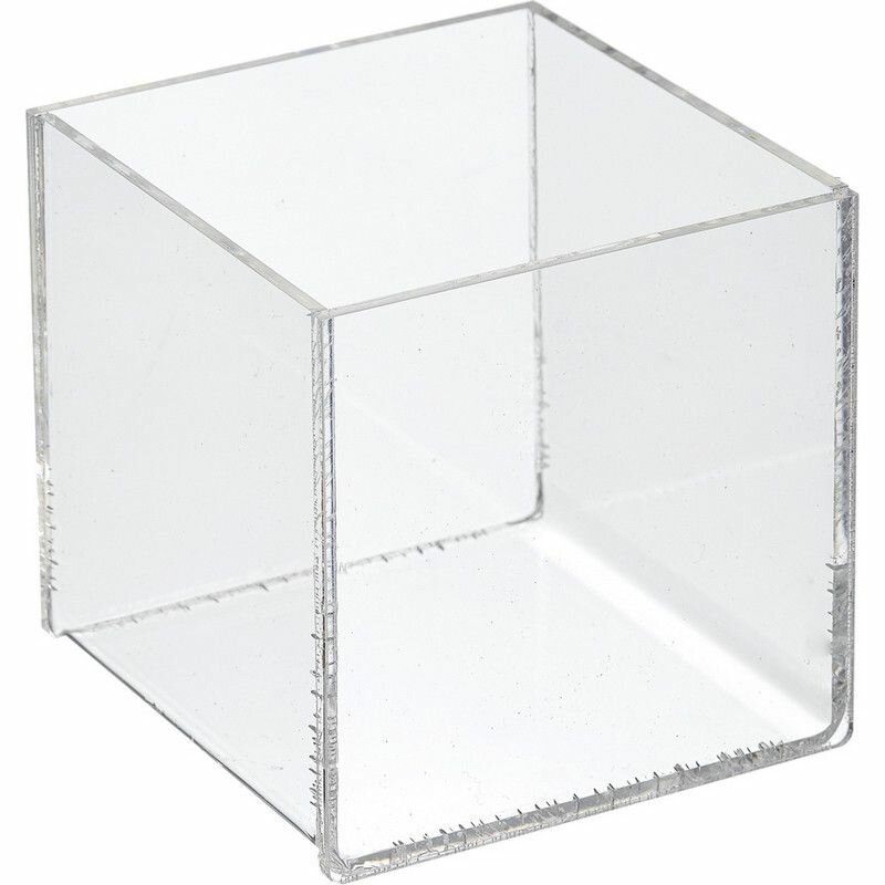 Подставка для чеков КНР Прозрачная, акрил, 100х100 мм