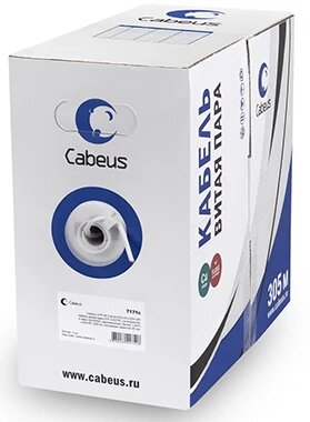 Бухта Cabeus 305м (FTP-4P-Cat.5e-SOLID-LSLTx-GY)