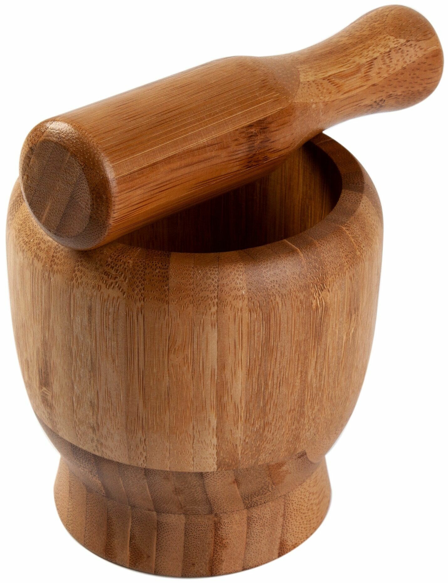 Деревянная ступка с пестиком для специй