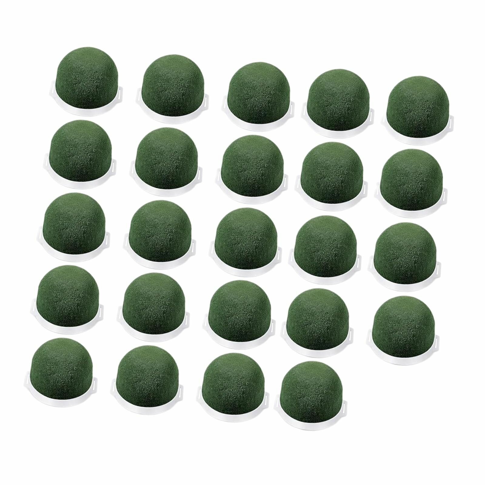 Мини-держатель из пенопласта с цветочным декором 5смx5смx5см 12