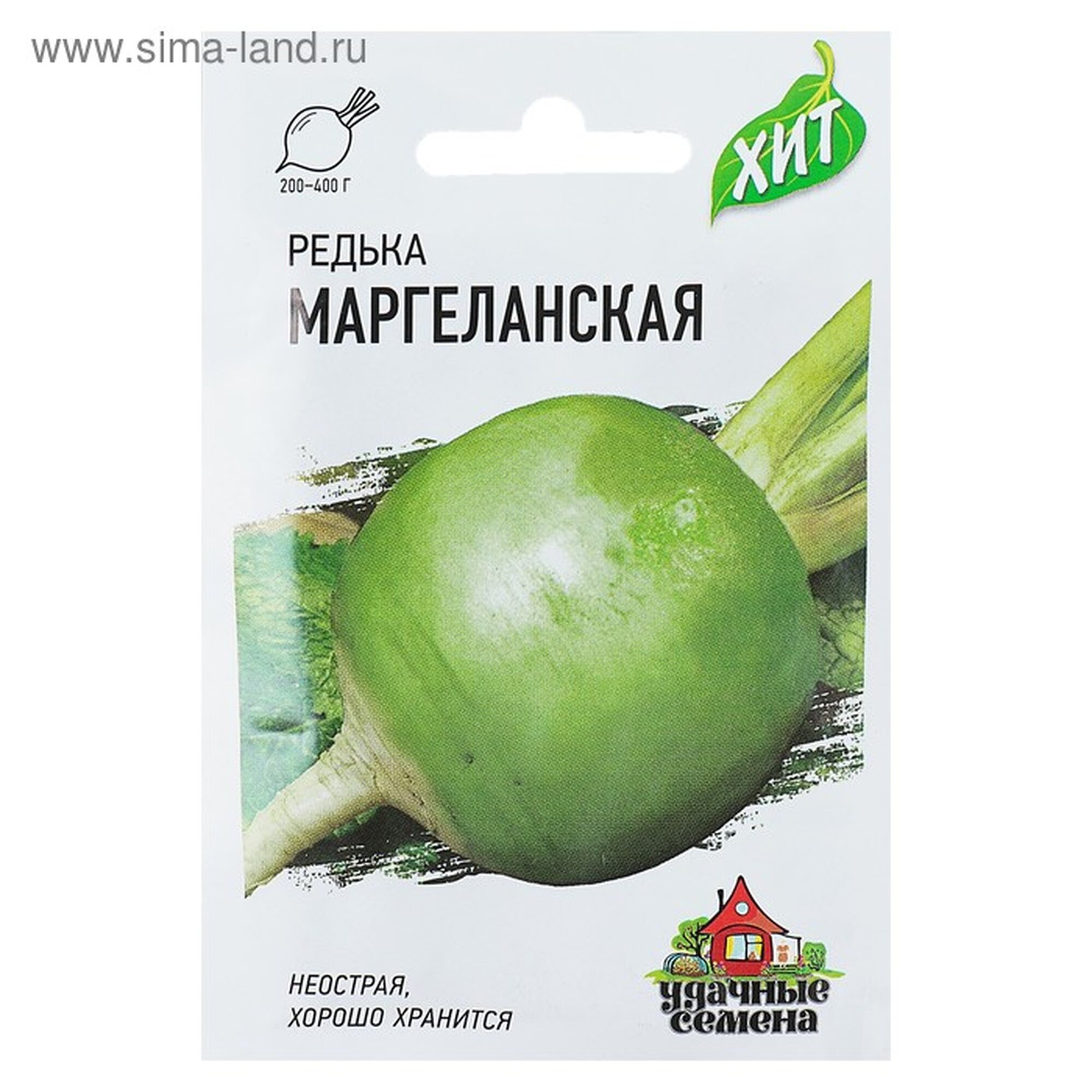 Семена редьки Гавриш "Маргеланская" ХИТ, среднеспелые, зеленые, 1 г