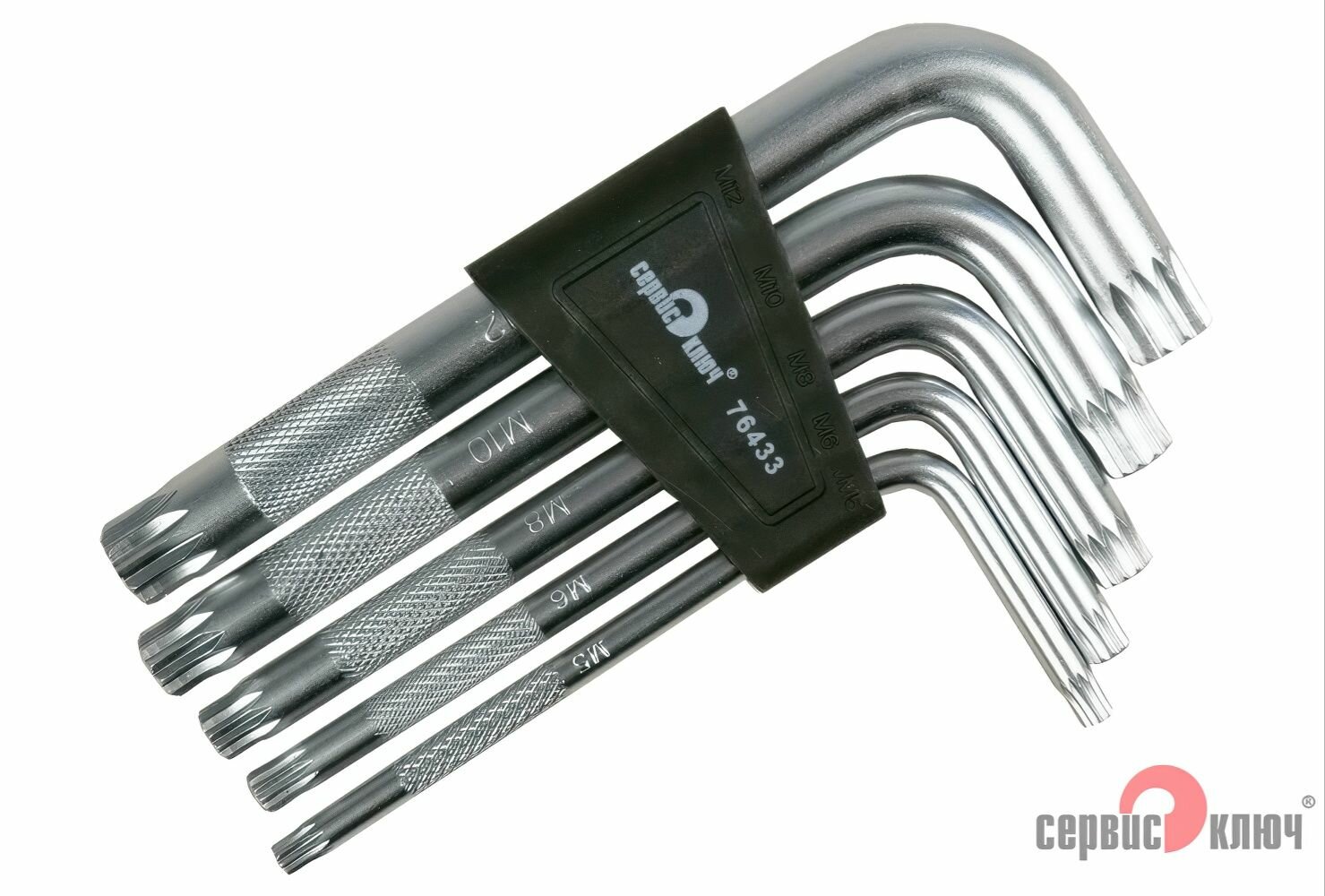 Набор Г-образных звездочек сплин SPINE 5 шт 5 шт арт 76433 сервис ключ