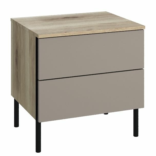 Прикроватная тумба Владимирская мебельная фабрика "Розалин", ЛДСП, с ящиками, 54х55х45 см