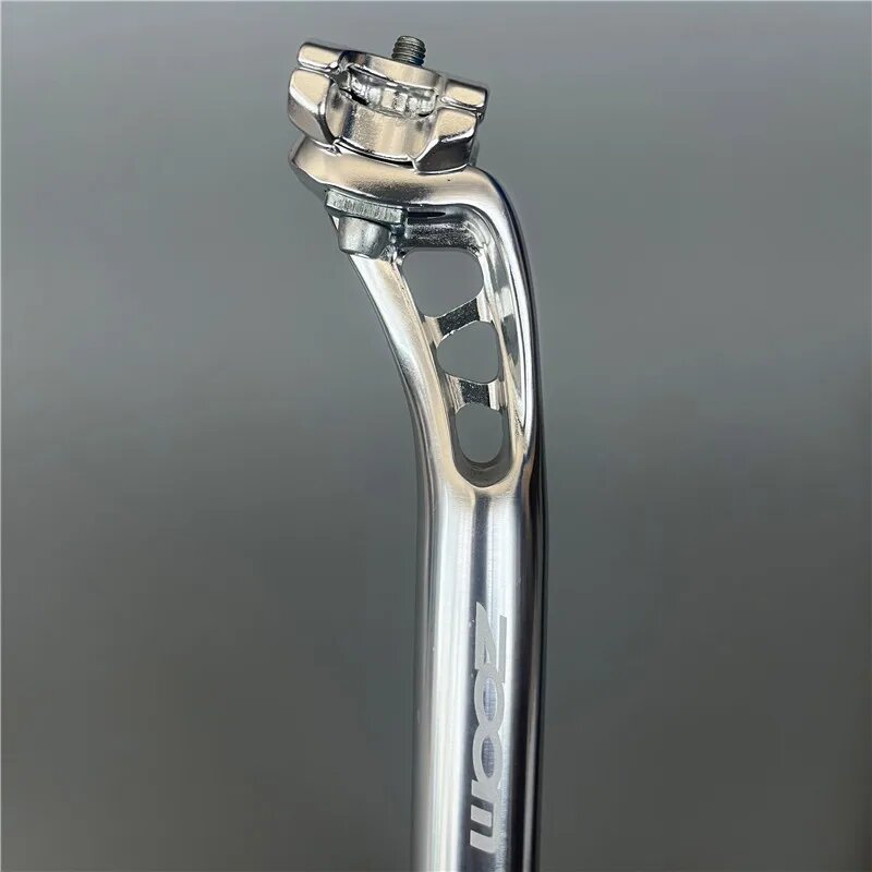 ZOOM задний седельный штырь алюминиевый черный 27,2 мм * 300 мм Серебряный, Silver