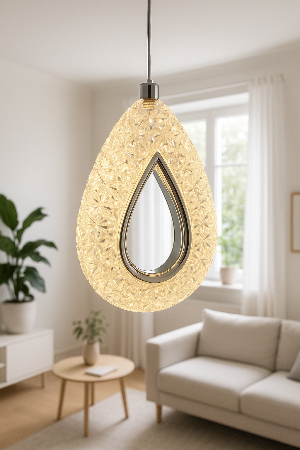 Светильник потолочный Prism StillexLight серебро, люстра потолочная светодиодная, в гостиную, на кухню, в спальню