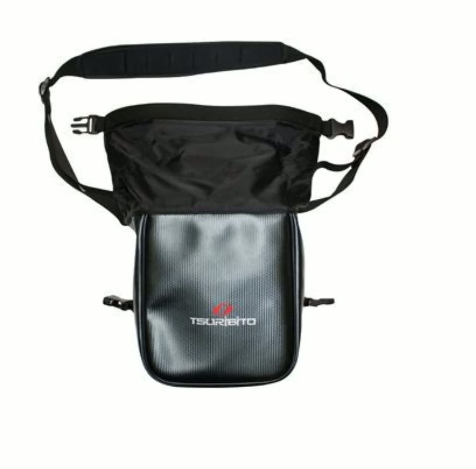 Сумка Tsuribito Shock Proof Bag, влагостойкая, цвет черный, с верхним клапаном — фото 1