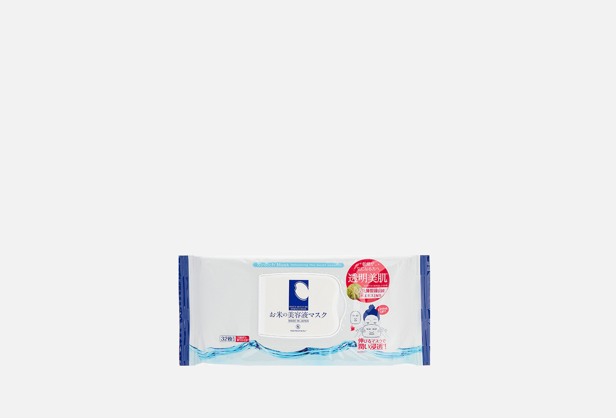 Увлажняющая маска для лица MOMOTANI Rice Moisture