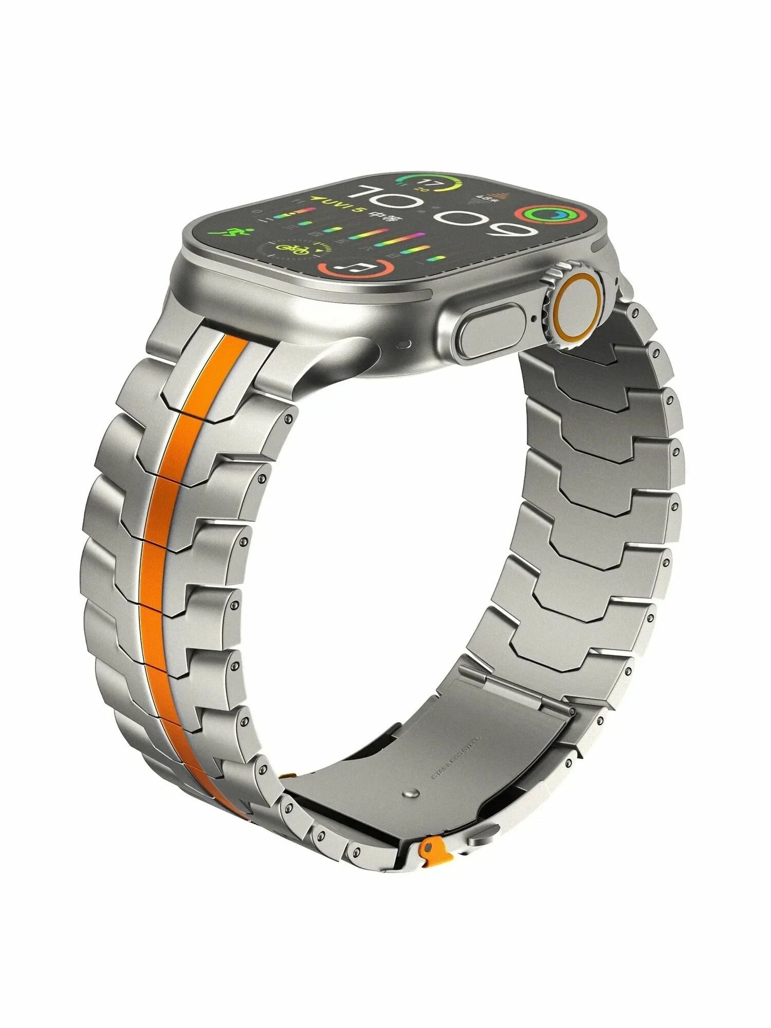 Титановый ремешок, небольшой размер интерфейса, подходит для Apple watch S11/S10 42 мм, S9/S8 41 мм, SE3/SE2 40 мм