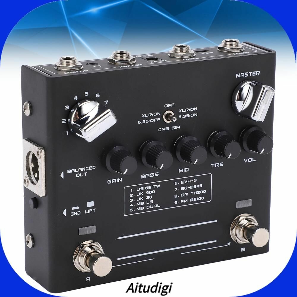 Цифровой преамп эффект, многофункциональный, для гитаристов