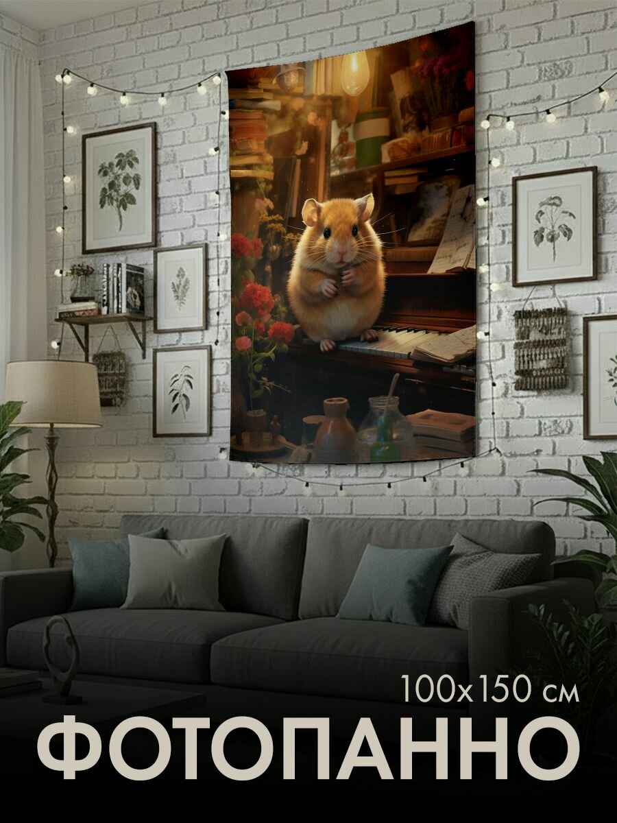 Панно тканевое PrintyFull / 100x150 см / фотография