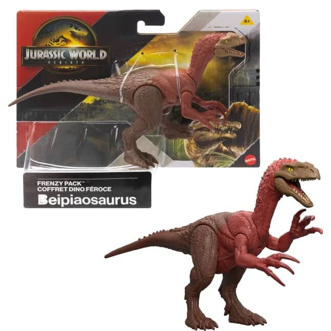 Фигурка Mattel Jurassic World Rebirth Frenzy Pack Beipiaosaurus JGB74