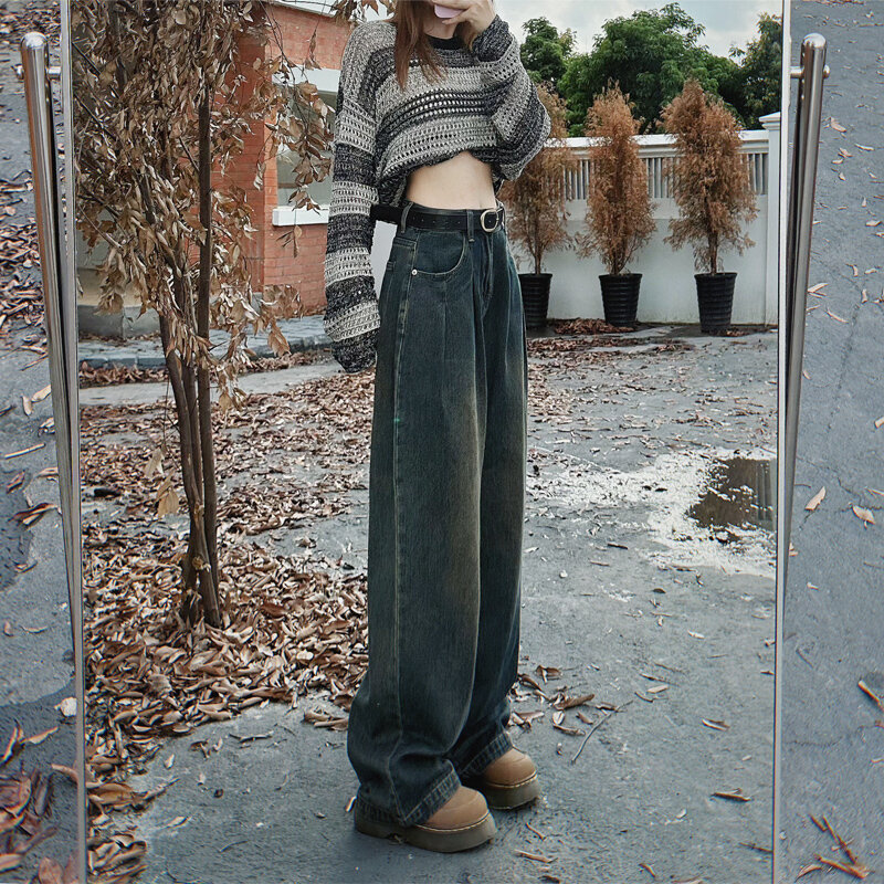 Женские джинсы LI Mall Цементно-серый с мехом малый рост, Размер_