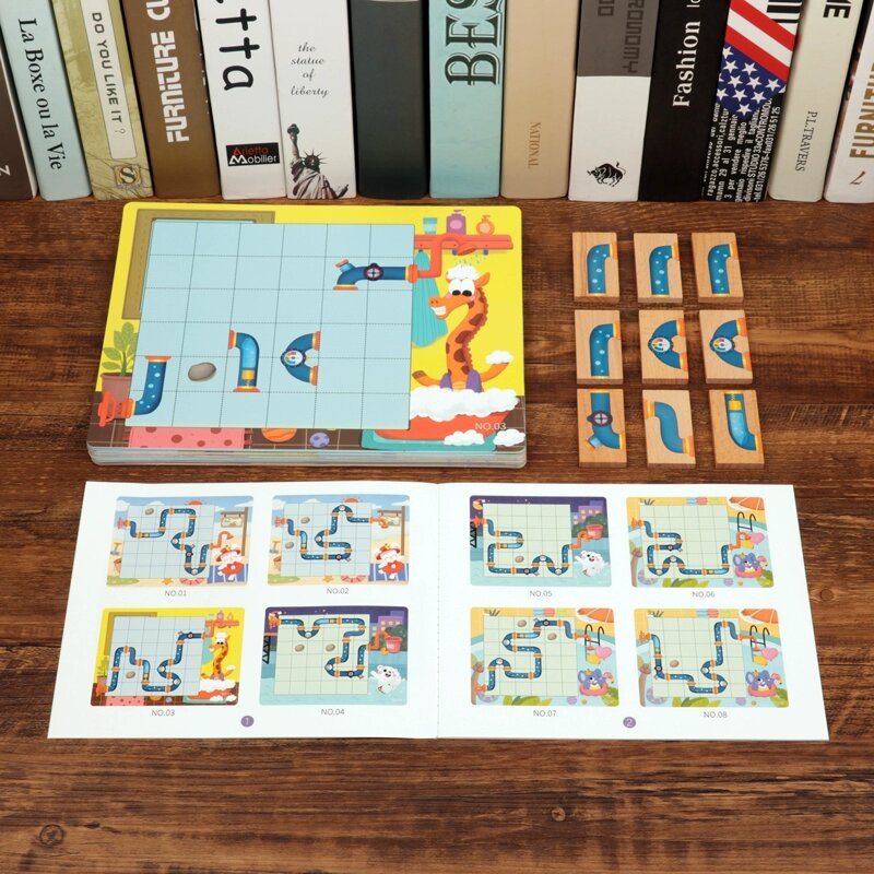 Материалы для зоны головоломки, средний класс, детский сад, размещение большого класса, логическое мышление, обучающие