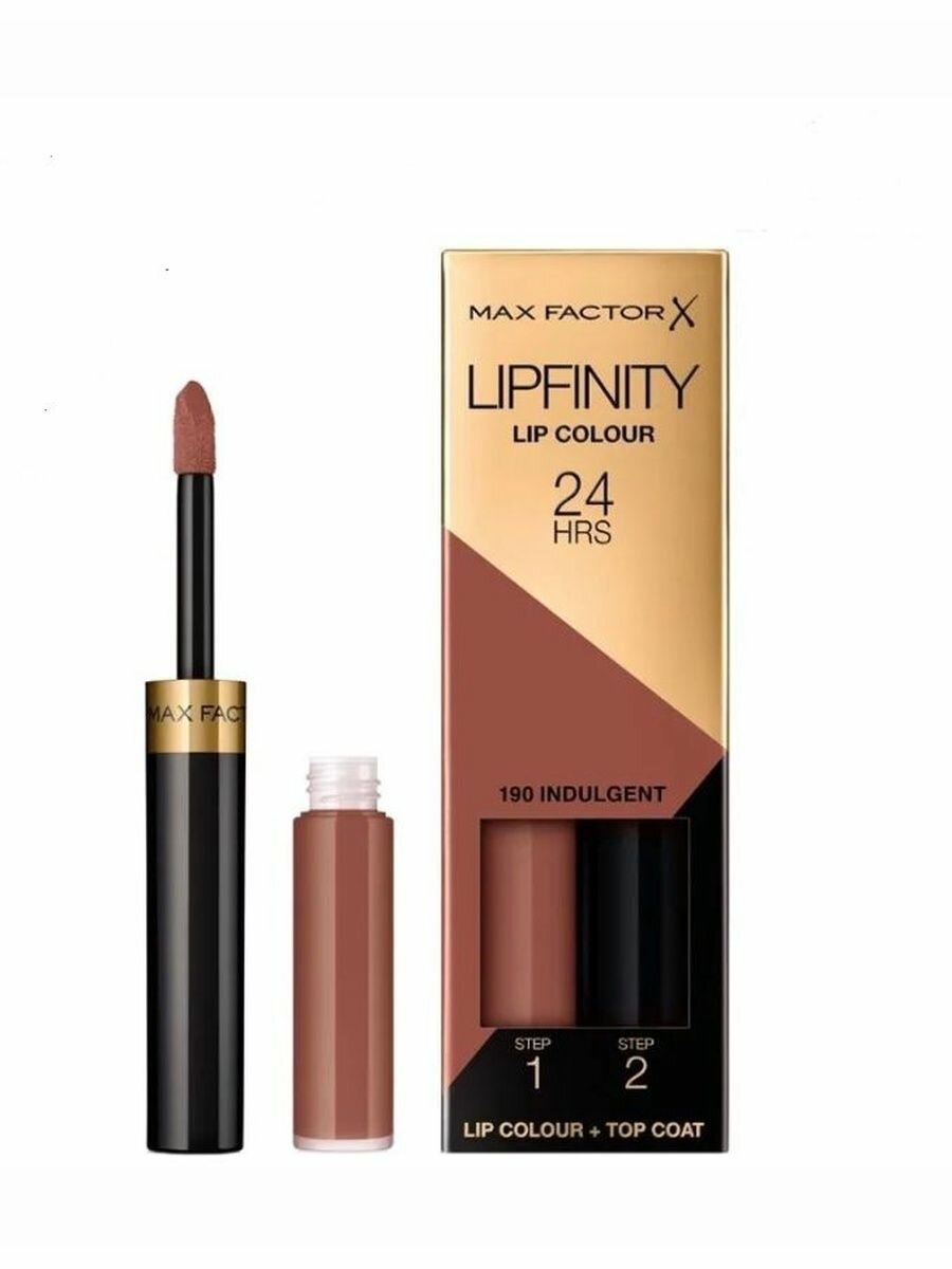 Max Factor жидкая устойчивая помада lipfinity liquid lipstick 190 indulgent
