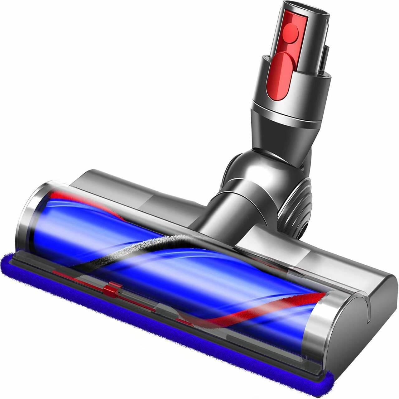 Турбощётка Motorhead Hair Removal Vanes для пылесоса Dyson V11 V15 V10 V8 с защитой от наматывания волос и шерсти. Щетка для уборки ковров, ковровых покрытий, ламината, паркета и плитки.